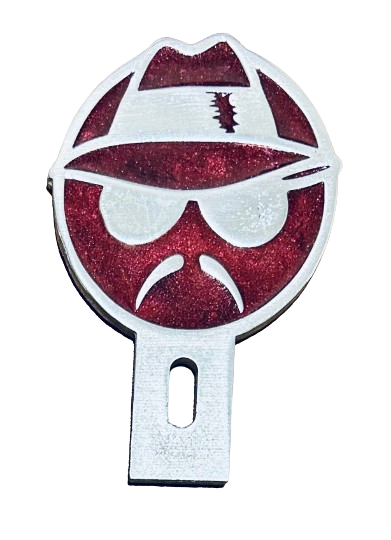 Lowrider Man Cholo Chicano Culture Pewter License Plate Topper - Handm ...